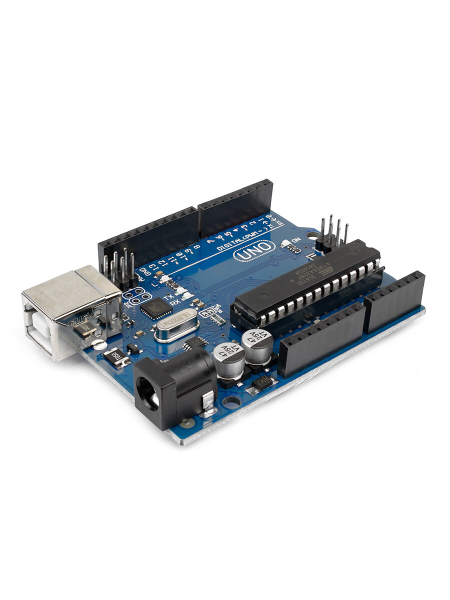 Контроллер Arduino UNO R3, ATmega328, 16MHz, 2K SRAM, 32K Flash, 5V — фото 1