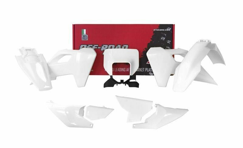 Комплект пластика HSQ TE, FE 150-450 2024 белый для мотоцикла