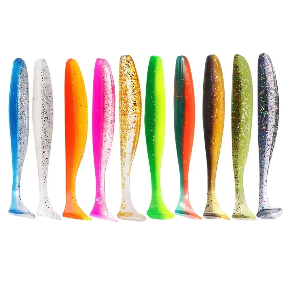 GOBAIT Силиконовая Приманка для Рыбалки 12.5cm, 10PCS Lures DIY10