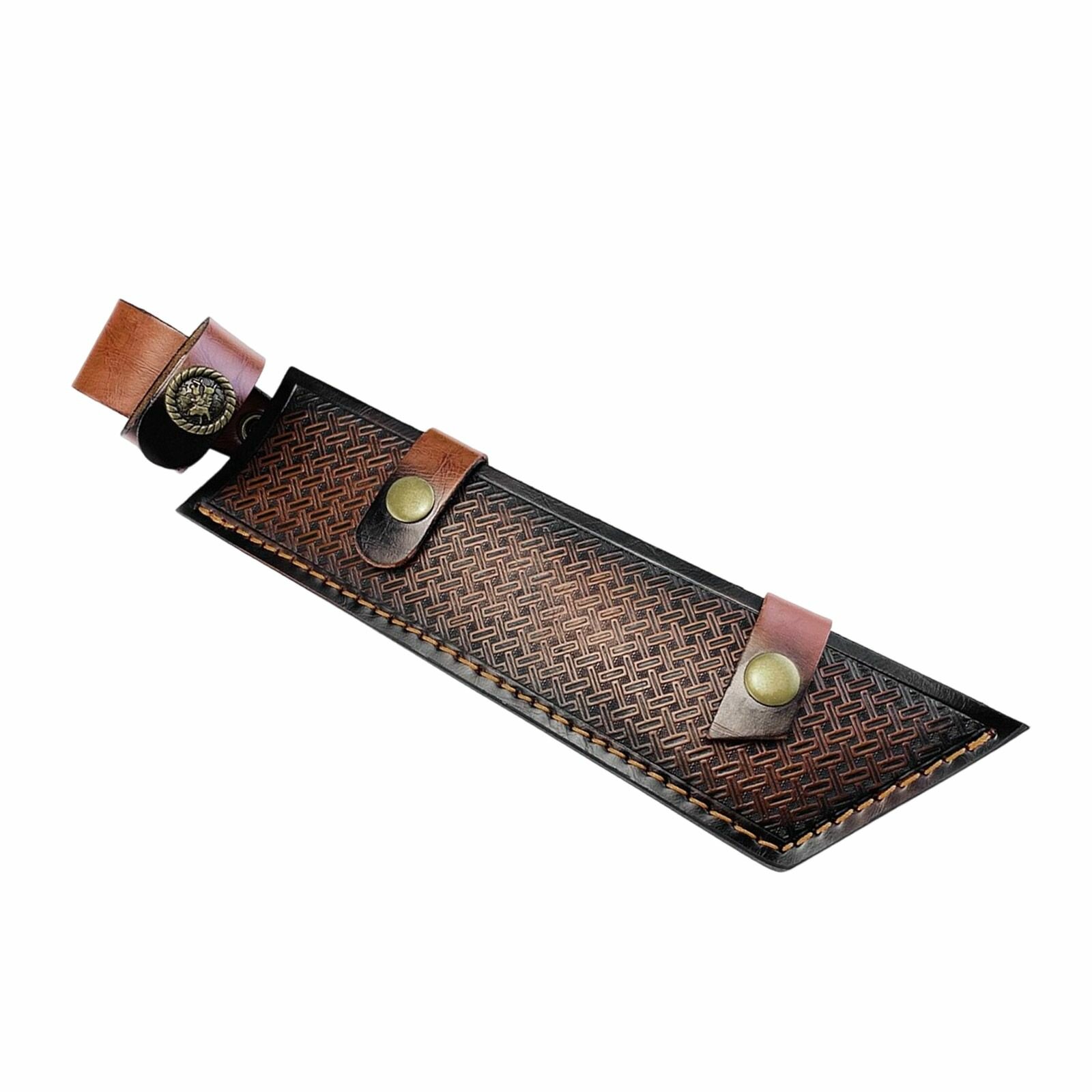 Кожаные ножны ручной работы для компактного фиксированного лезвия