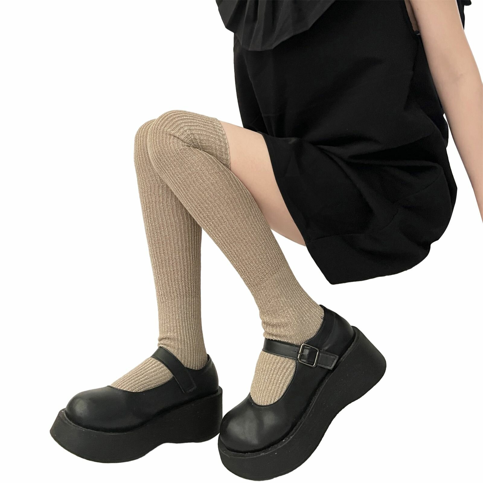 2 пары милых длинных чулок сексуальные хлопковые для женщин осень-зима