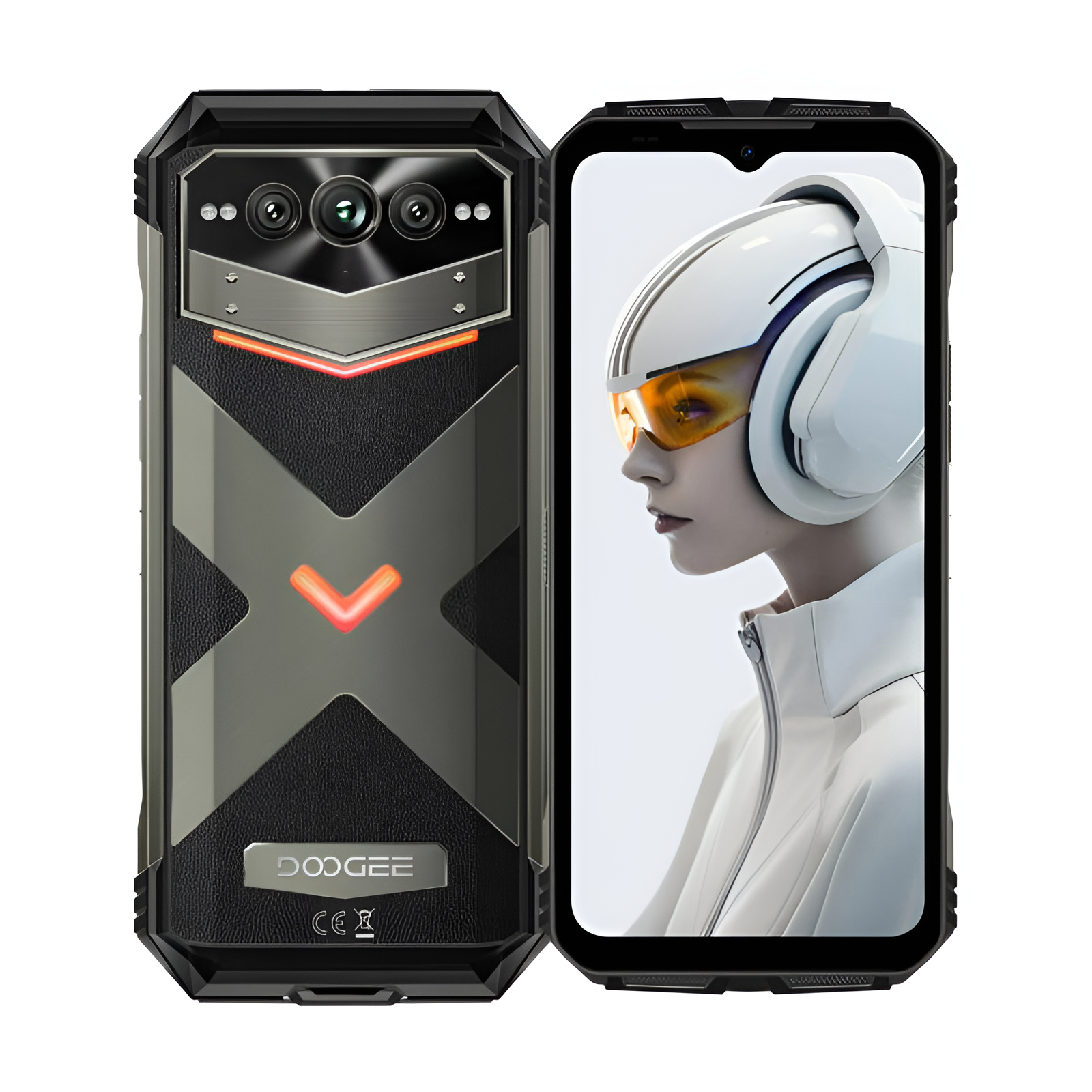Смартфон Doogee V Max Plus, 16/512Gb, 2200 mah, Grey (Серый)