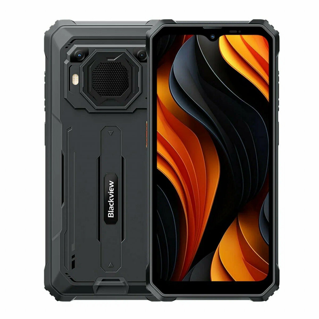 Смартфон Blackview BV6200 Plus, 4G, NFC, 8+16/256Gb, Black (Черный)