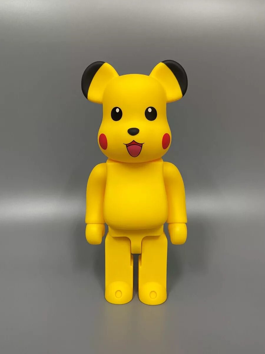 Bearbrick, статуэтка/фигурка, для интерьера, Пикачу, пластик, 28 см