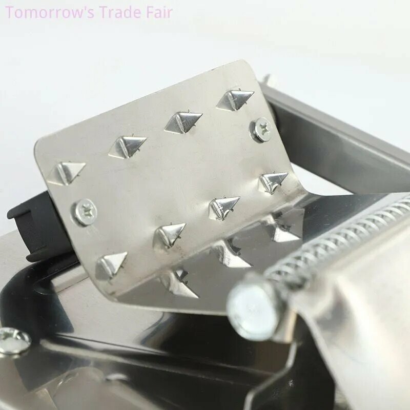 Слайсер для тонкой нарезки замороженного мяса и сырокопченых колбас STEEL SLICER standart/Ломтерезка для мясных изделий/Нарезка охлаждённых рулетов и хамона.