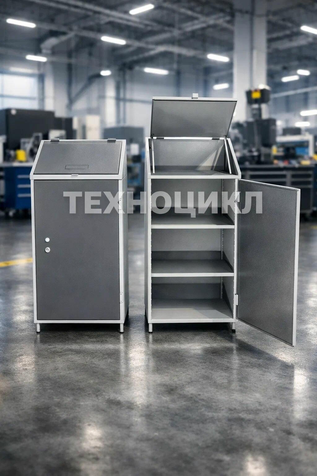 ТПМ-07 Тумба для инструмента 1200х600х445 мм металлическая для инструмента на производстве техноцикл