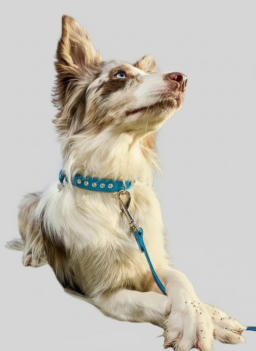 Ошейник для собак со стразами размер М Japan Premium Pet