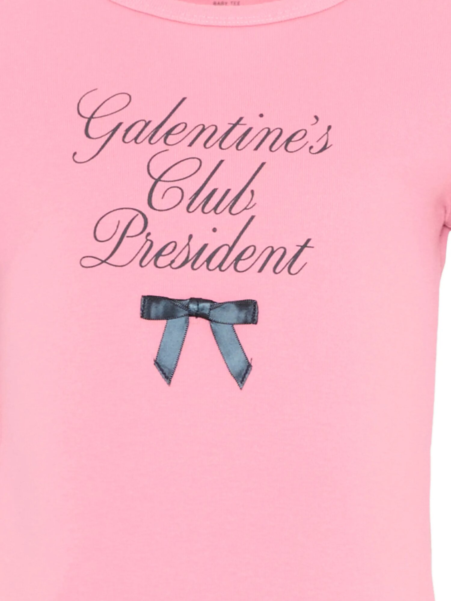 Футболка Abercrombie & Fitch Bow T-shirt, размер 6 лет, розовый — фото 1
