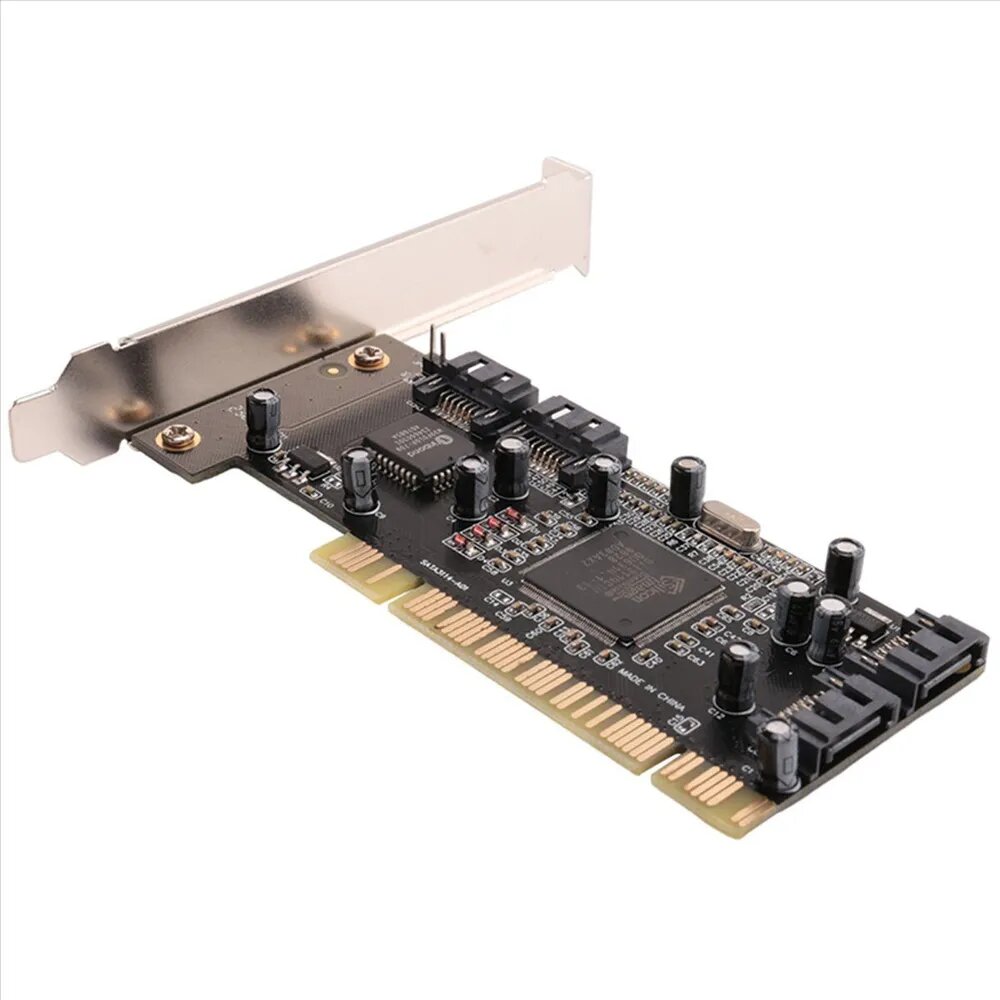 Карта расширения SATA 3114 Array Card, 4-портовая плата расширения PCI в SATA