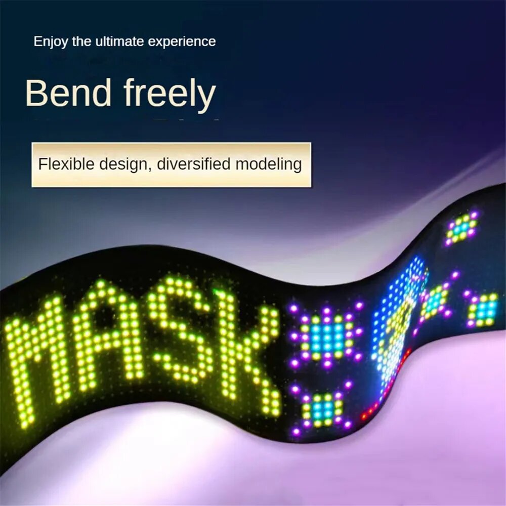 Светодиодная пиксельная панель, гибкий светодиодный модуль USB 5 В, RGB-диспл