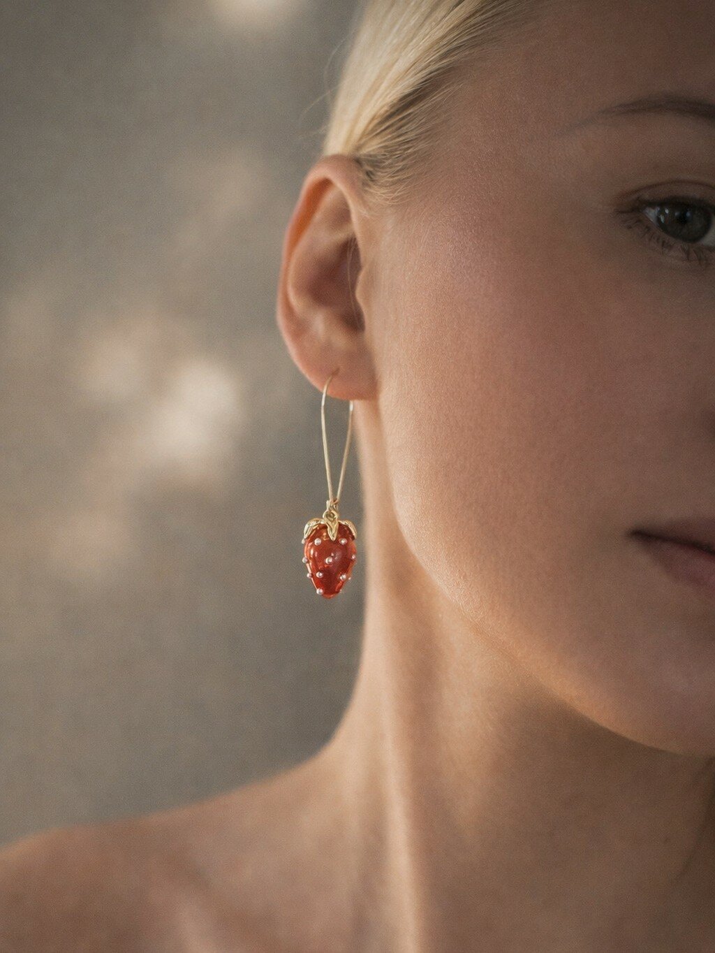 Серьги с подвесками, эпоксидная смола