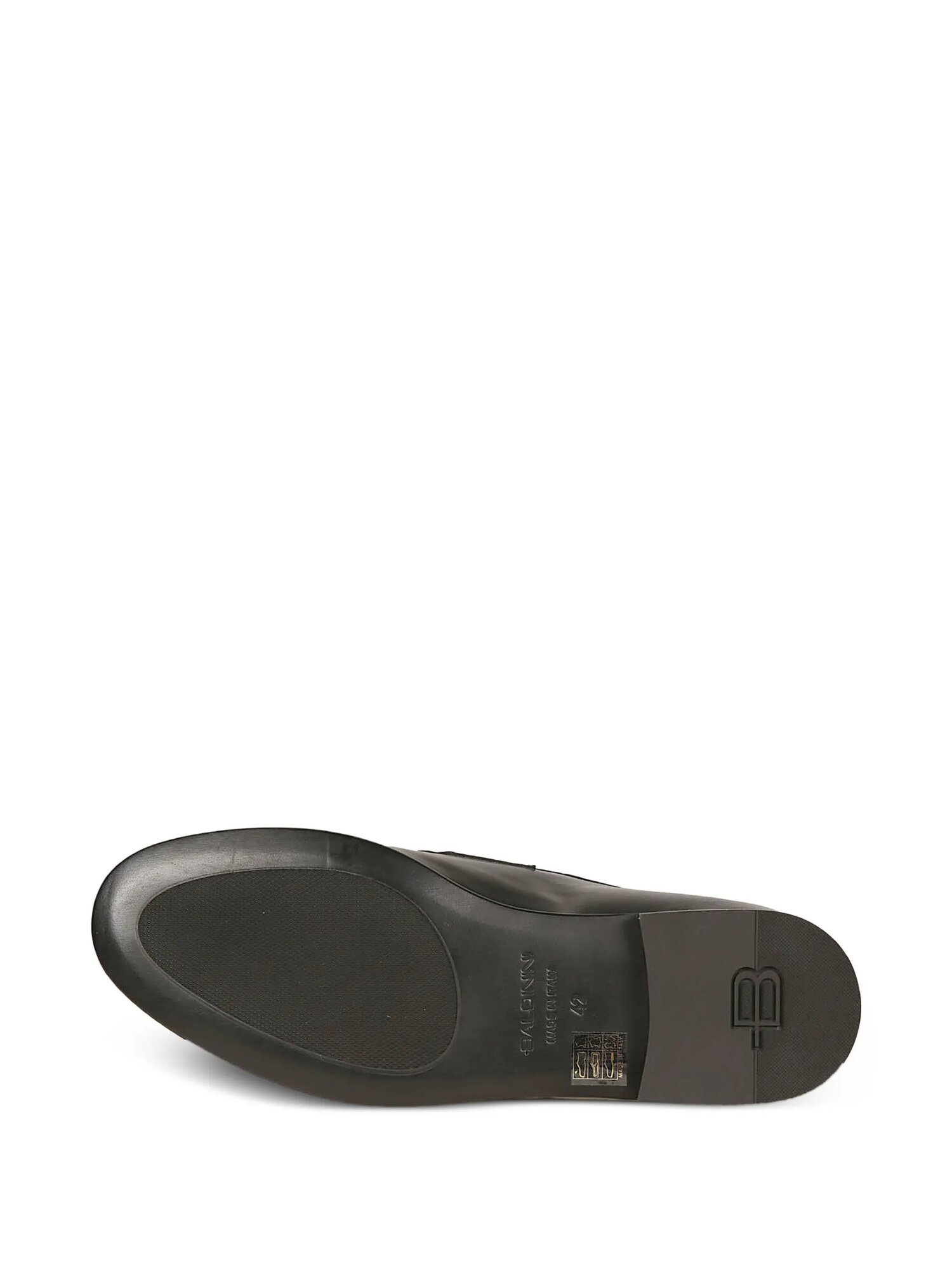 Лоферы Baldinini Leather penny loafers, размер 41 EU, black/black — фото 1