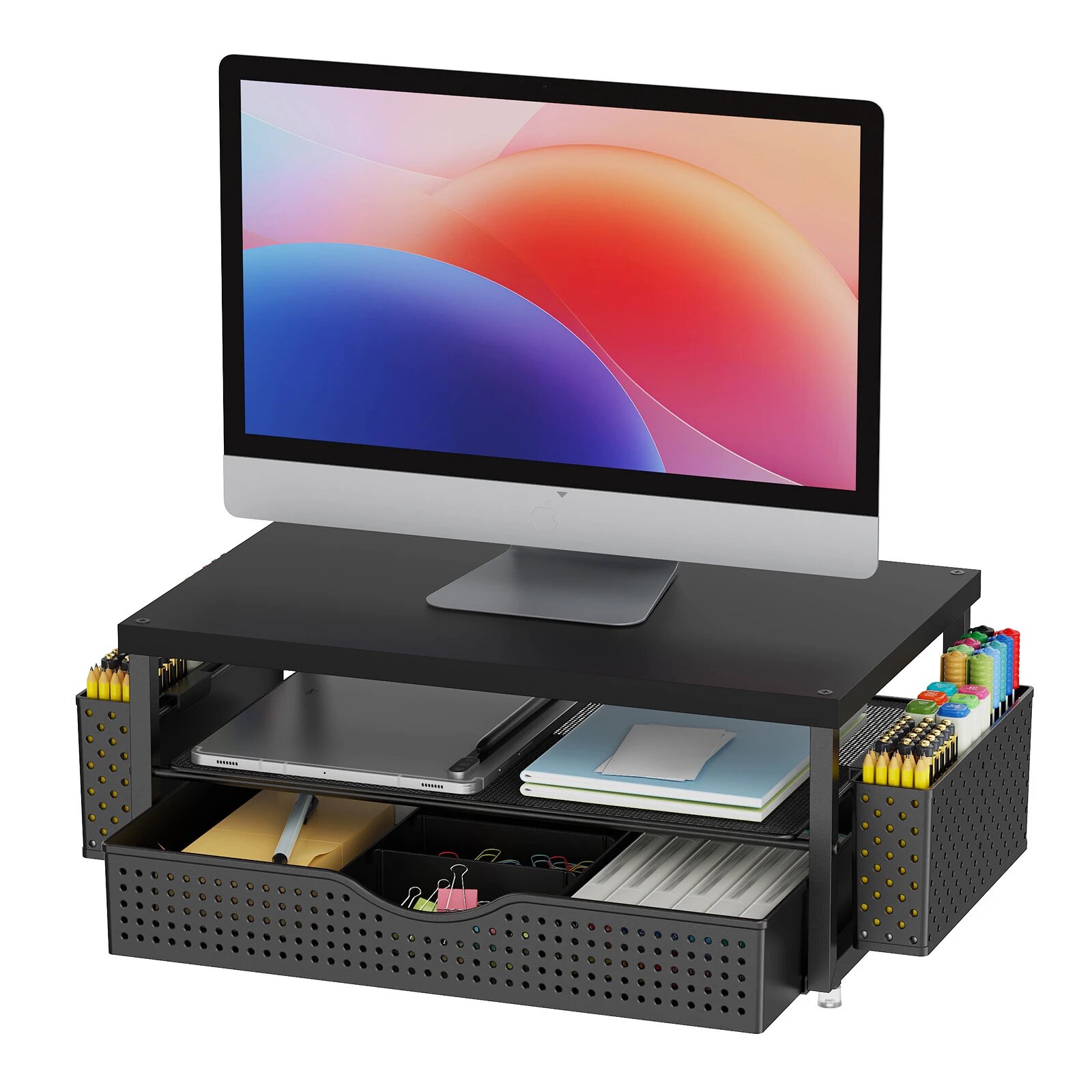 Подставка для монитора Shunmaii двухъярусная с ящиком