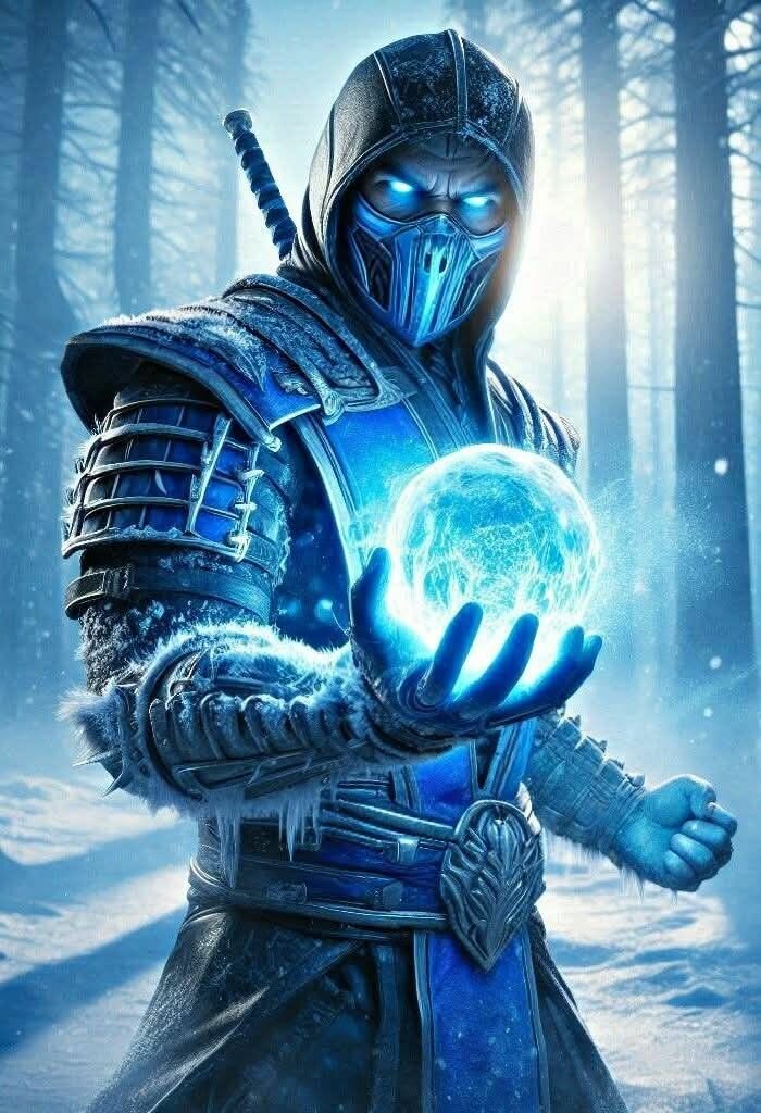 Алмазная Мозаика "Скорпион- Мортал Комбат(Mortal Combat)" 40х50 См Алмазная Вышивка / Картина Стразами Подарков / Украшения