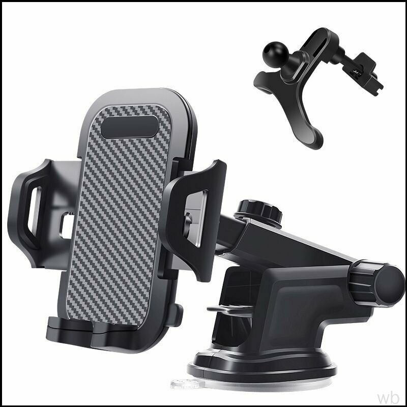 Держатель автомобильный для телефона, крепление на присоске, телескопическая подставка для навигатора и планшета, товары и аксессуары для машины