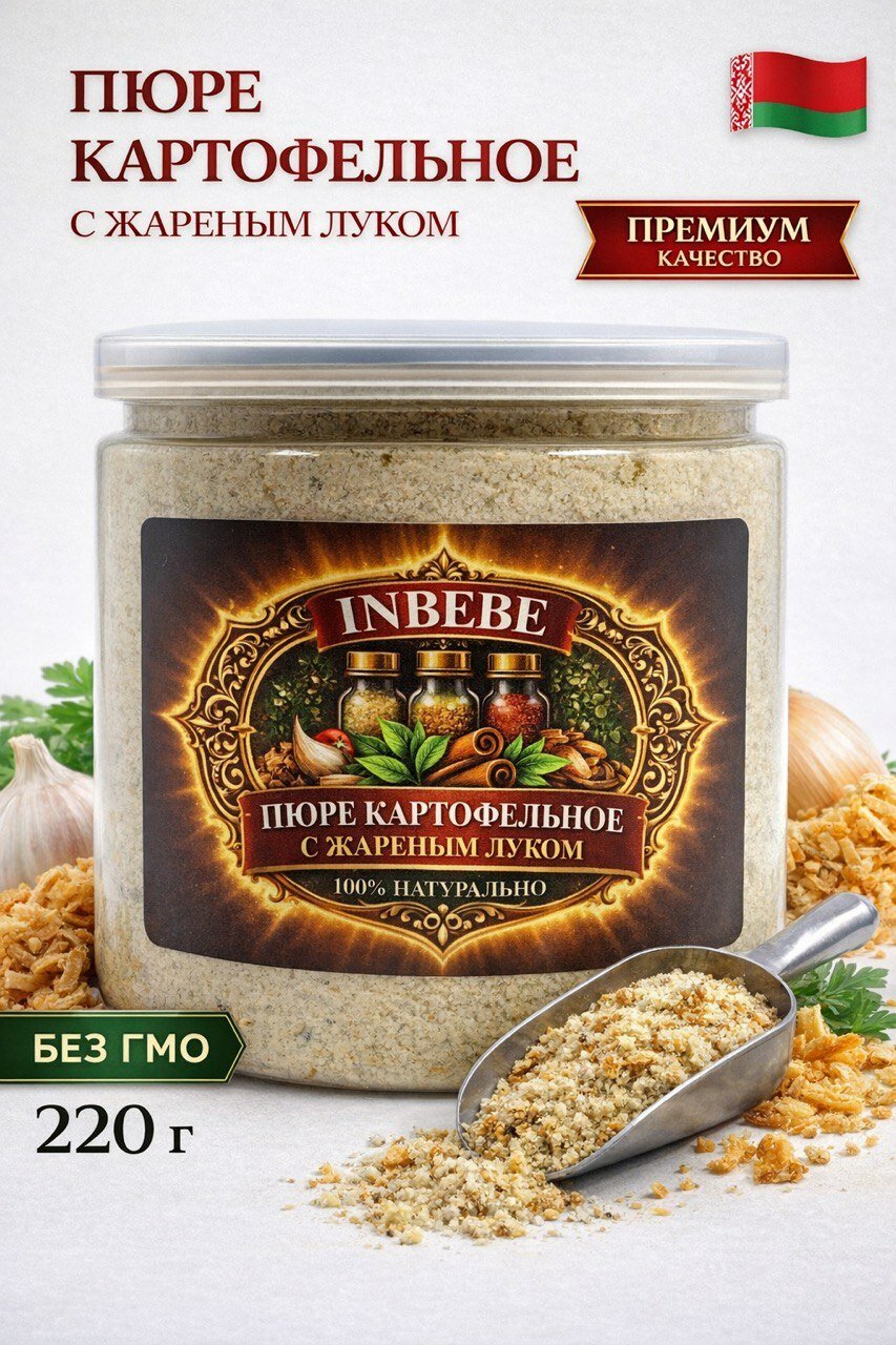 Пюре картофельное с жареным луком 220 ГР.