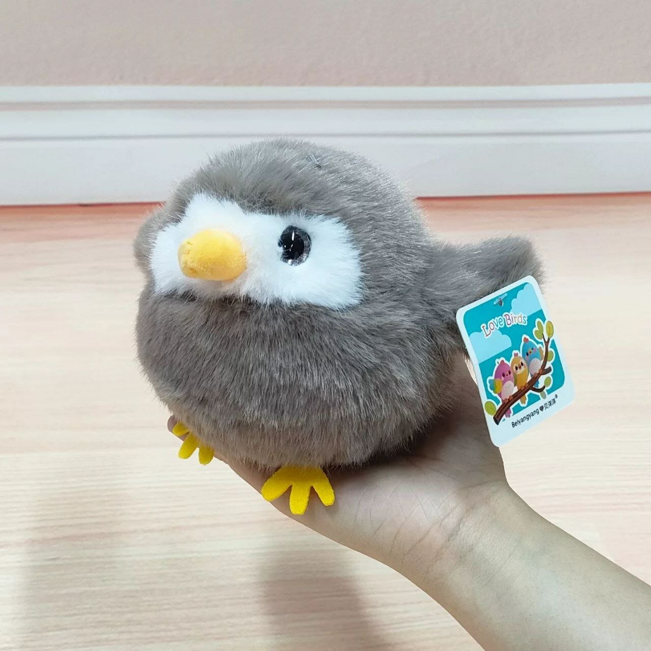 Мягкая игрушка птичка, антистрес . с ароматом 16 см