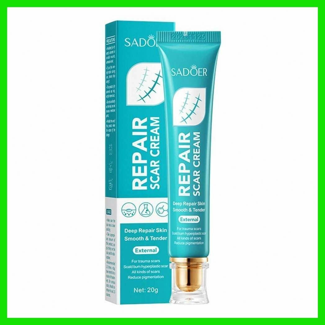 Крем-гель от шрамов, рубцов, растяжек, травм и пигментации, мазь от следов прыщей для лица и тела