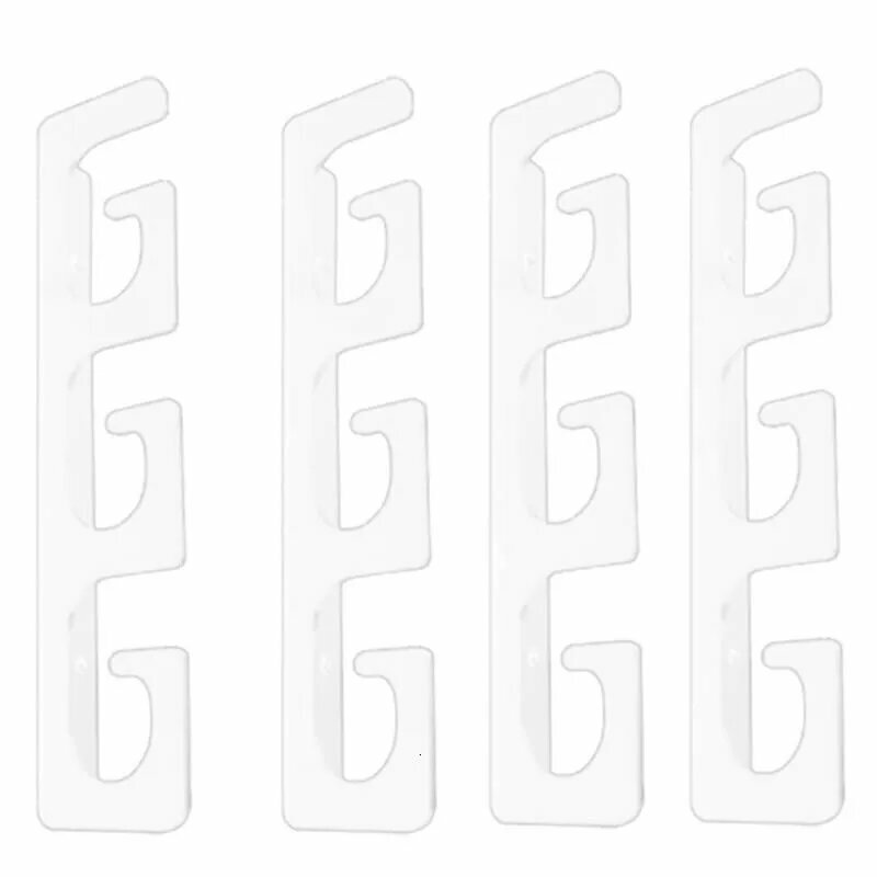 Стойка для хранения 6 удочек на стене или потолке в гараже, прозрачный цвет