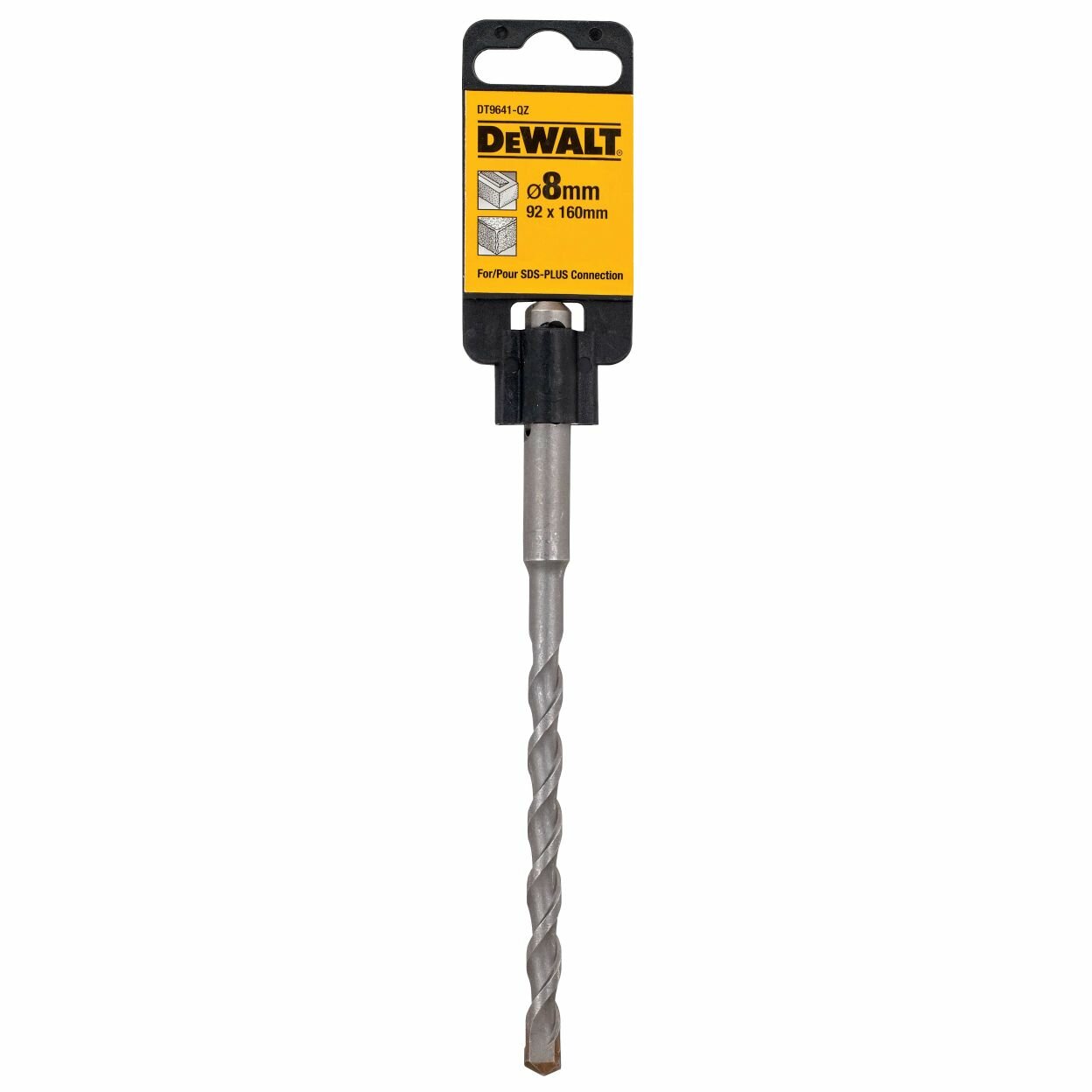 Бур по бетону Dewalt DT9641-QZ, SDS-Plus, 8 мм, 160мм. Заточка 140 град