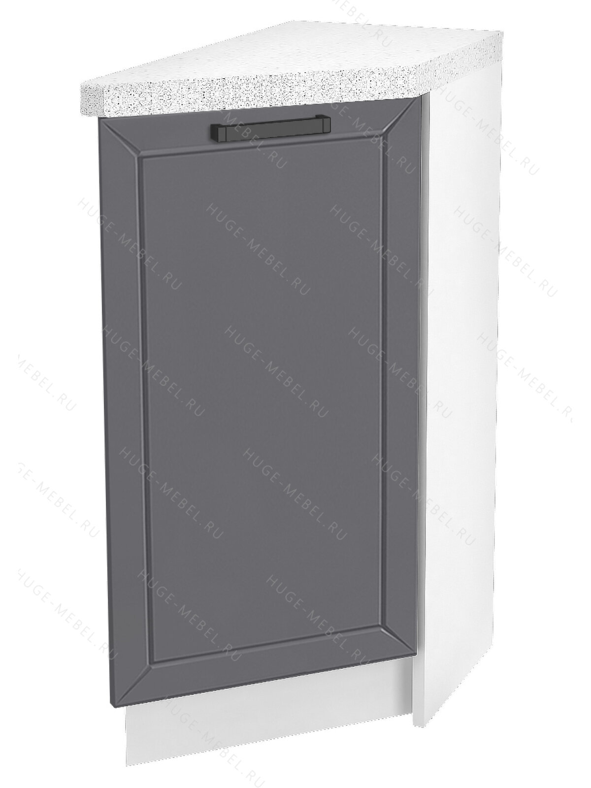 Шкаф кухонный нижний торцевой 300 Альфа (вулкан) Huge Mebel. Ширина 300 Высота 840. Модули кухонные нижние