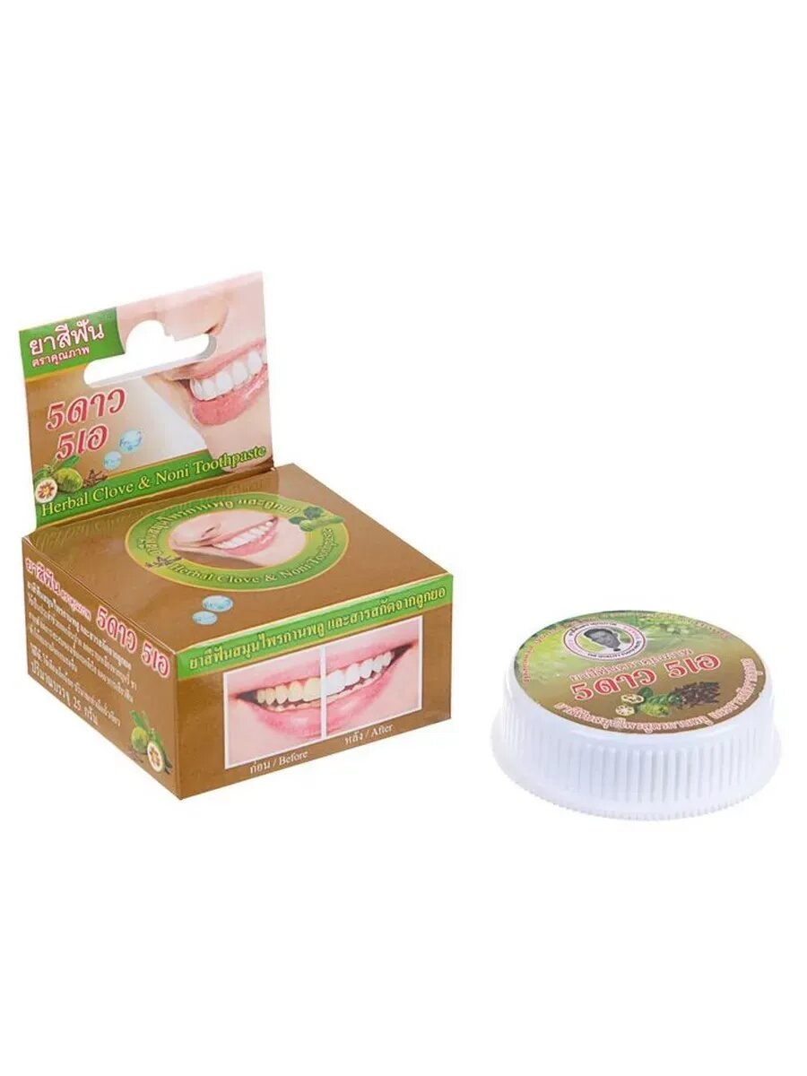 Зубная паста 5 Star Cosmetic с травами и экстрактом нони