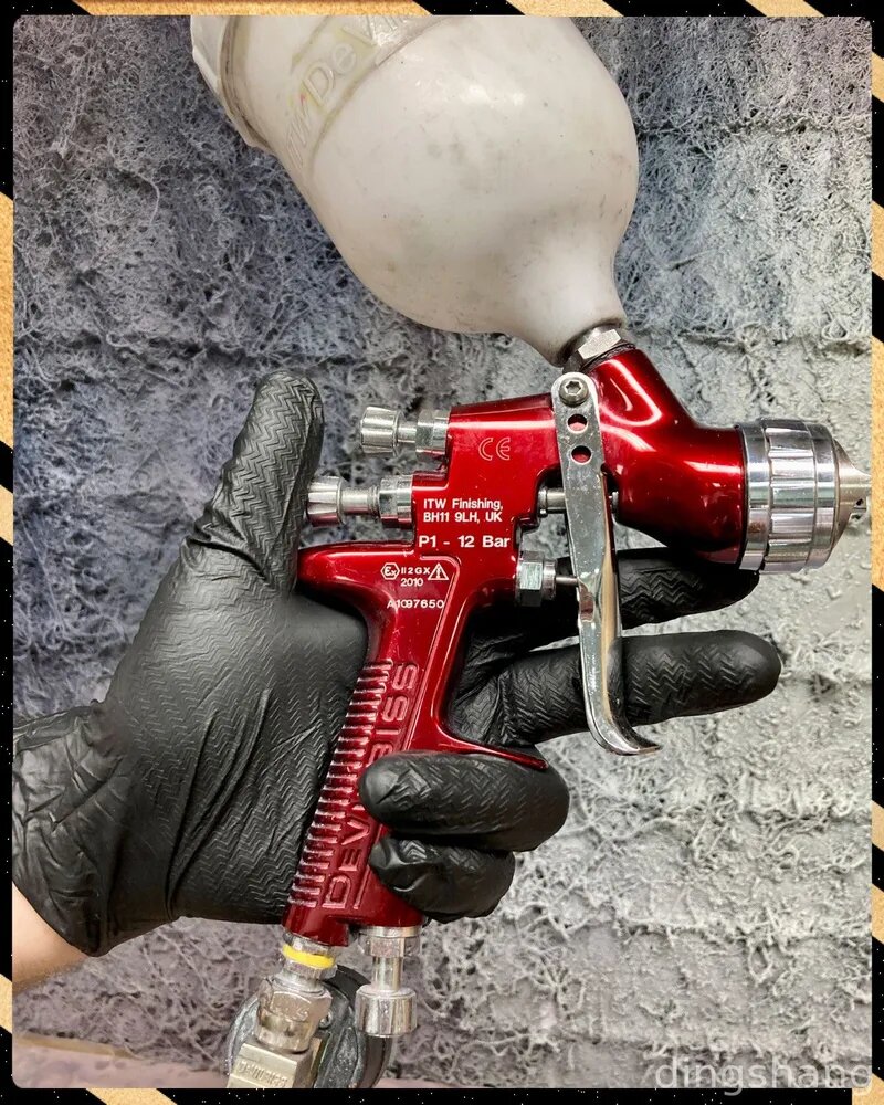 А1 Нитриловые перчатки прочные для автосервиса, для малярных работ, устойчивые к растворителям, черные, размер L, упаковка 100шт-ds