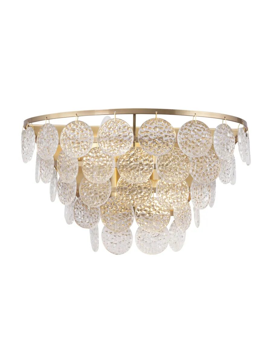 Бра Maytoni "Mazzo" MOD130WL-02G, E14, LED, теплый свет, золото