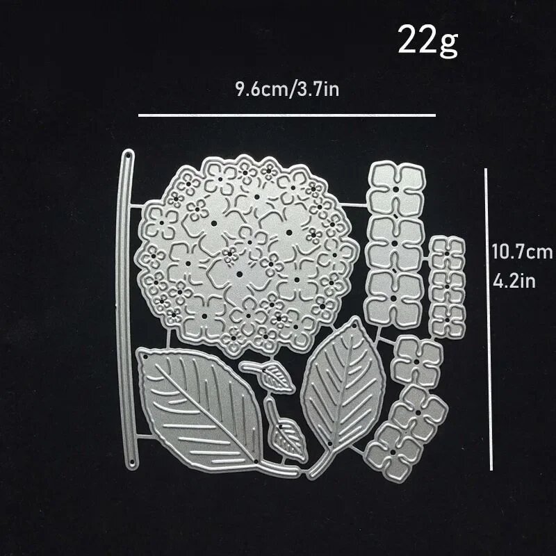 Металлические штампы Flower Leaves для скрапбукинга
