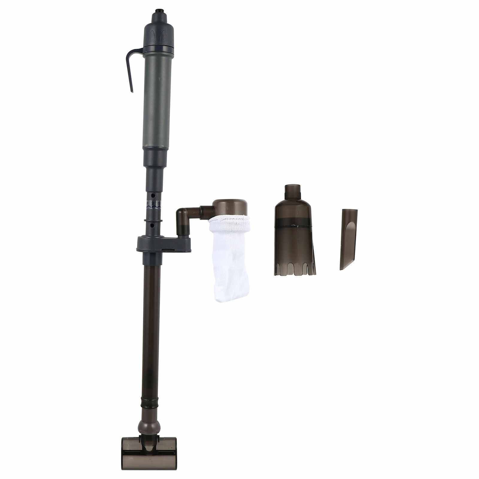 Автоматический электрический вакуумный очиститель аквариума из пластика для смены воды