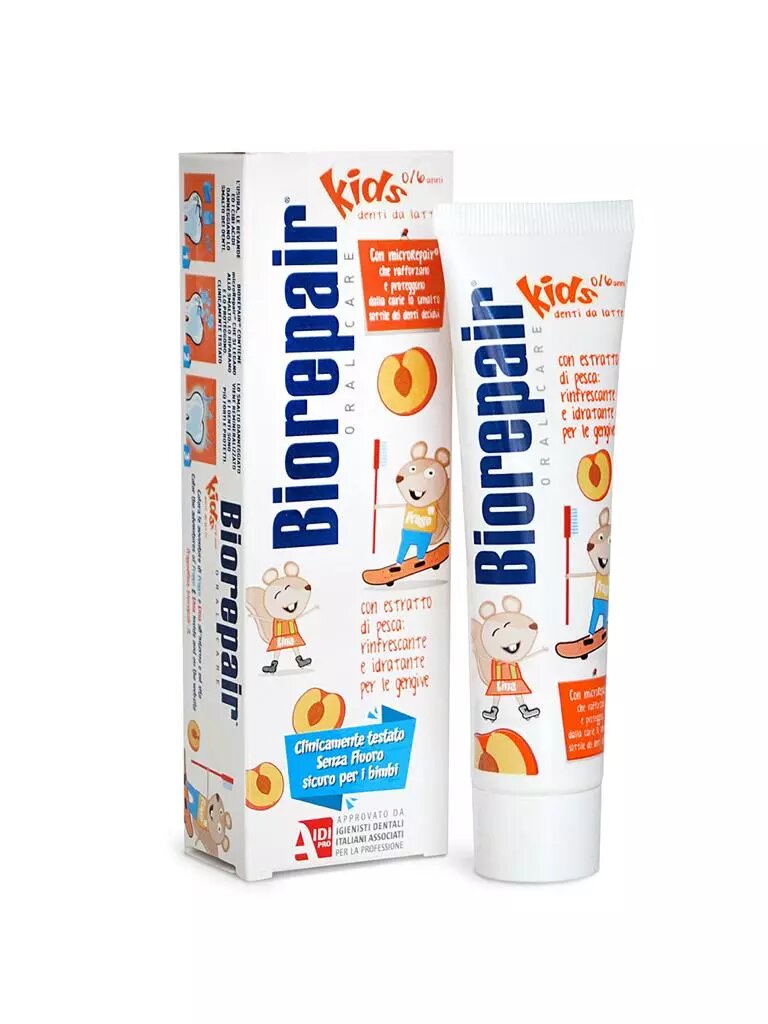 Биорепеер Kids Детская зубная паста с экст. персика (0-6 лет) 50мл