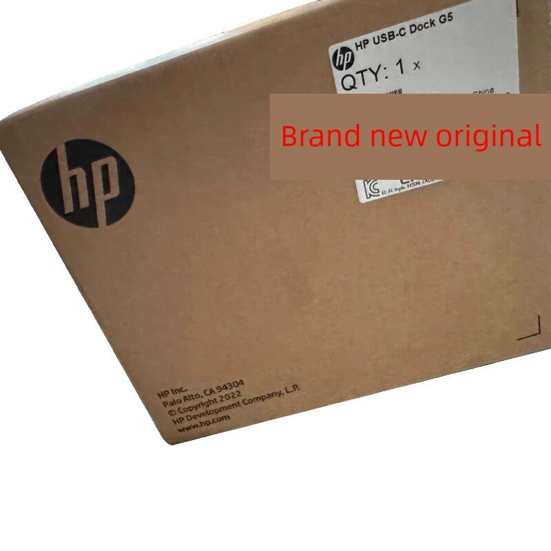 Новая HP G5 USB-C Док-станция с оригинальной упаковкой и руководством, полный комплект