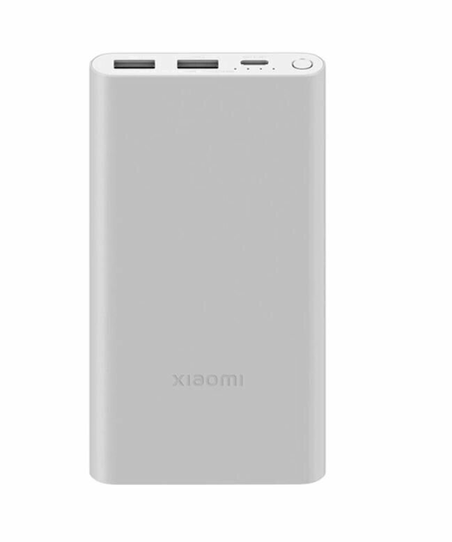 Внешний аккумулятор Xiaomi Power Bank 3 10000 мАч 22,5 Вт (PB100DZM), цвет: серебристый