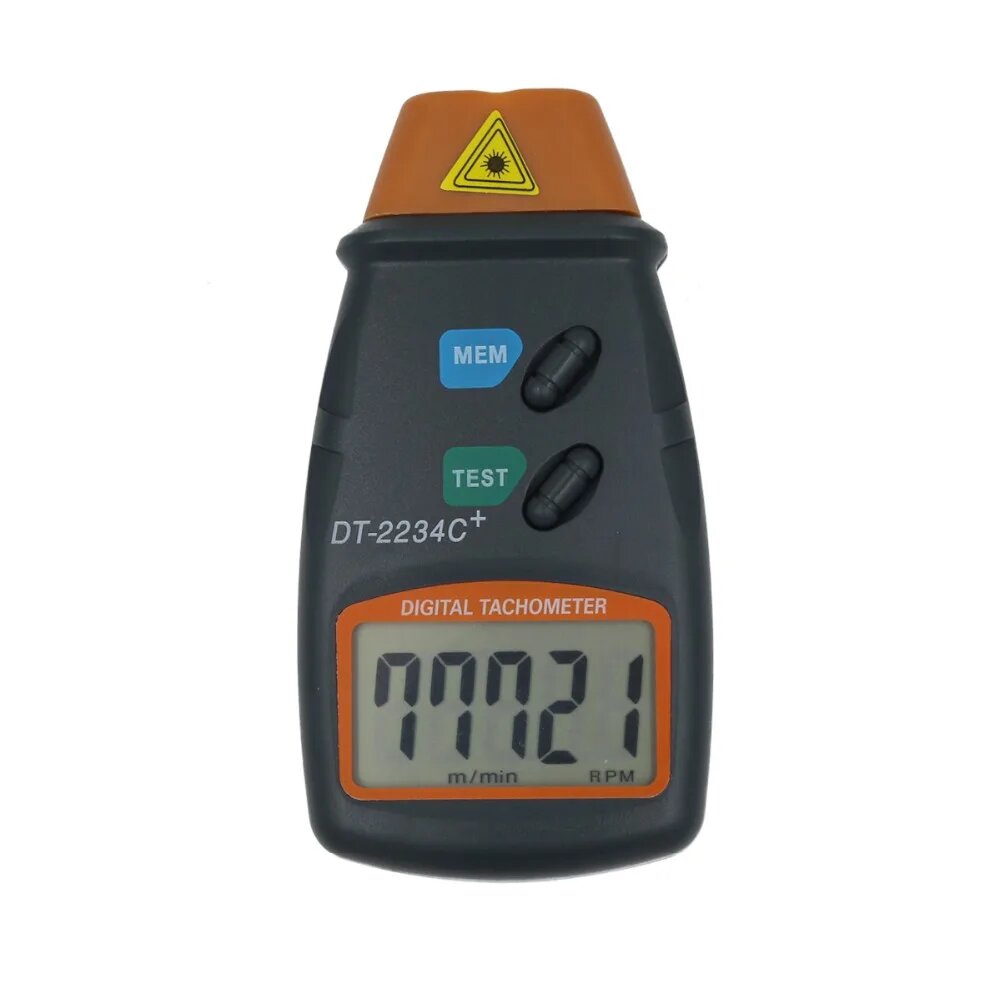 Цифровой лазерный тахометр DT-2234C, Бесконтактный измеритель скорости двигателя, спидометр