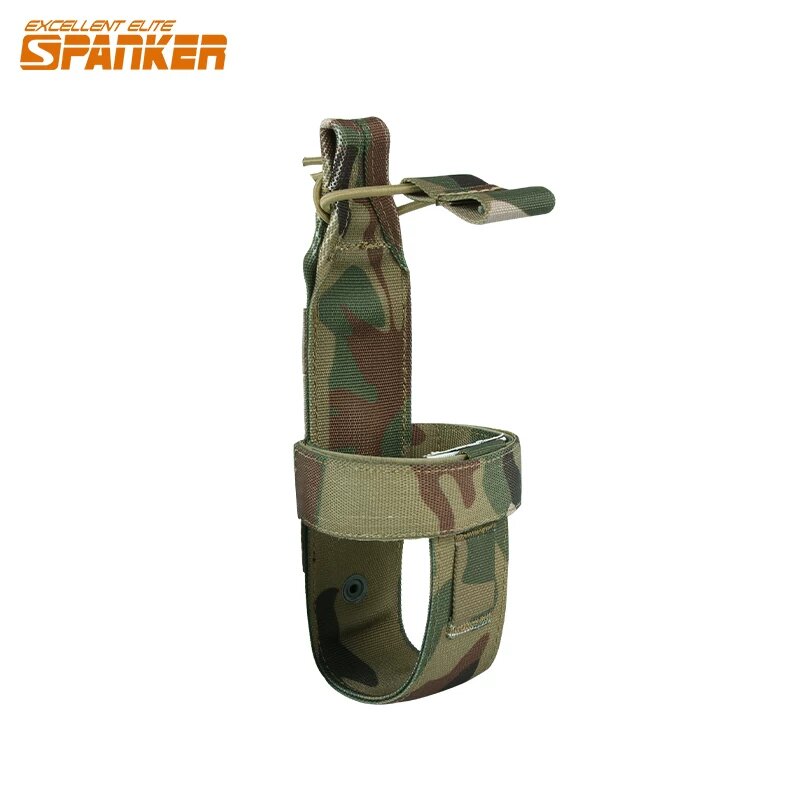 Камуфляжный чехол для водной бутылки с системой MOLLE, прочный дизайн для выживания и путешествий
