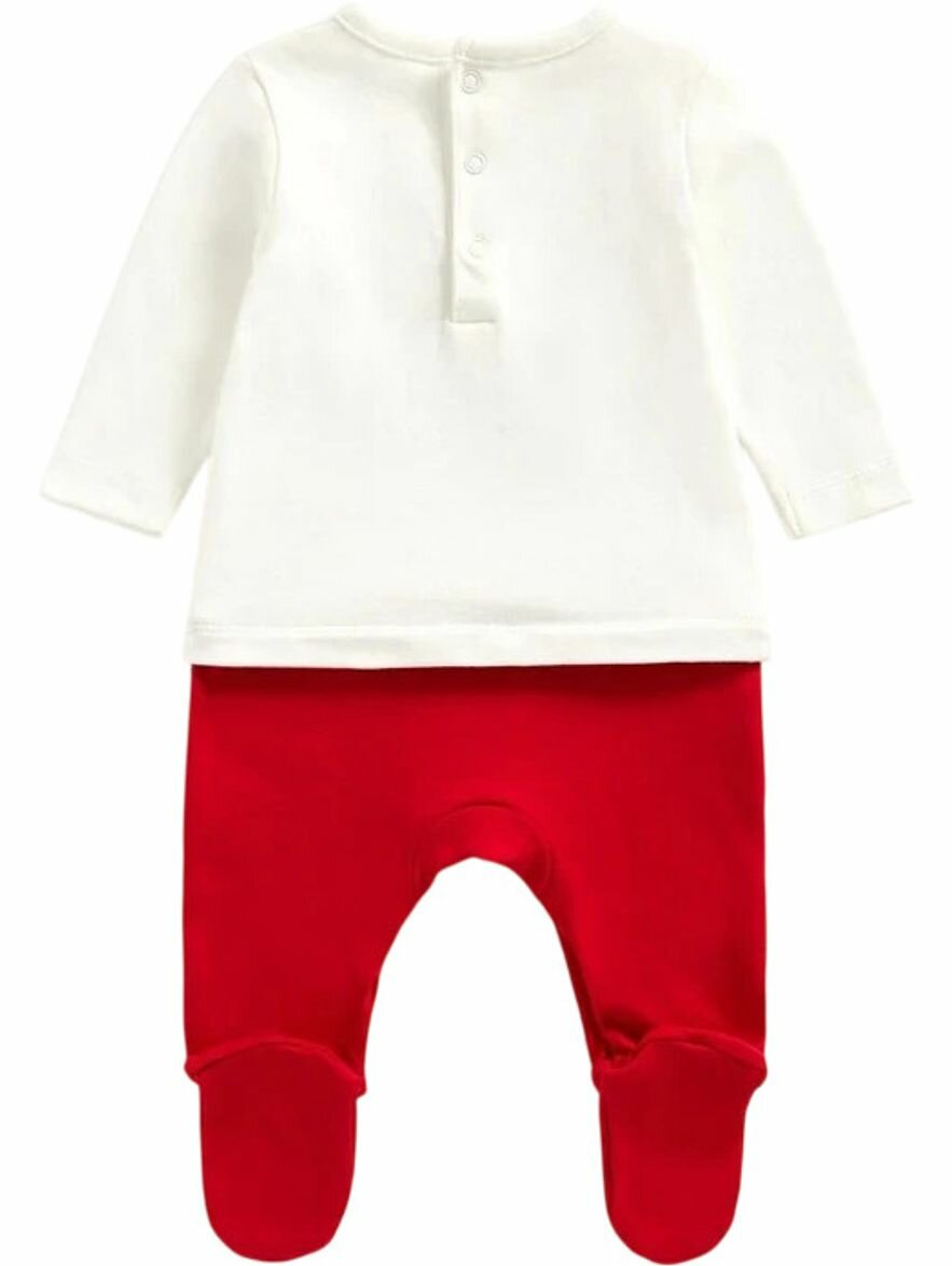 Комбинезон mothercare, размер 56, белый-красный — фото 1