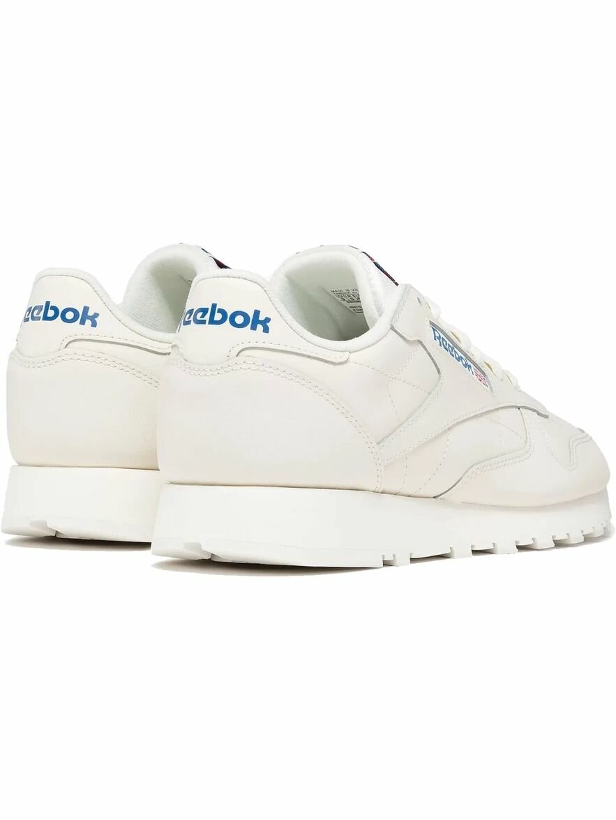 Кроссовки Reebok Classic Leather, полнота F, размер 11 US, белый 6 — фото 1