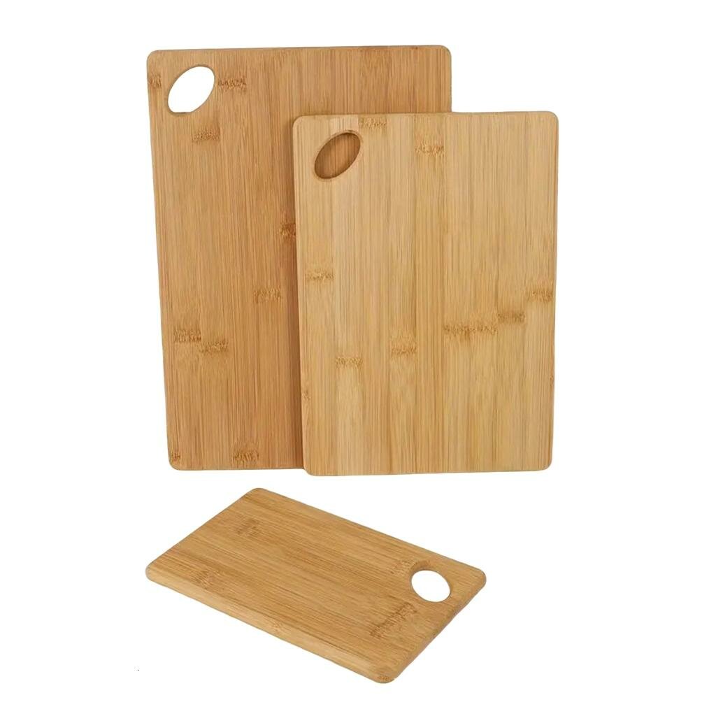 Набор из 3 бамбуков деревянных рубцов двойной кухонной нарезание мяса, - Костюм-тройка