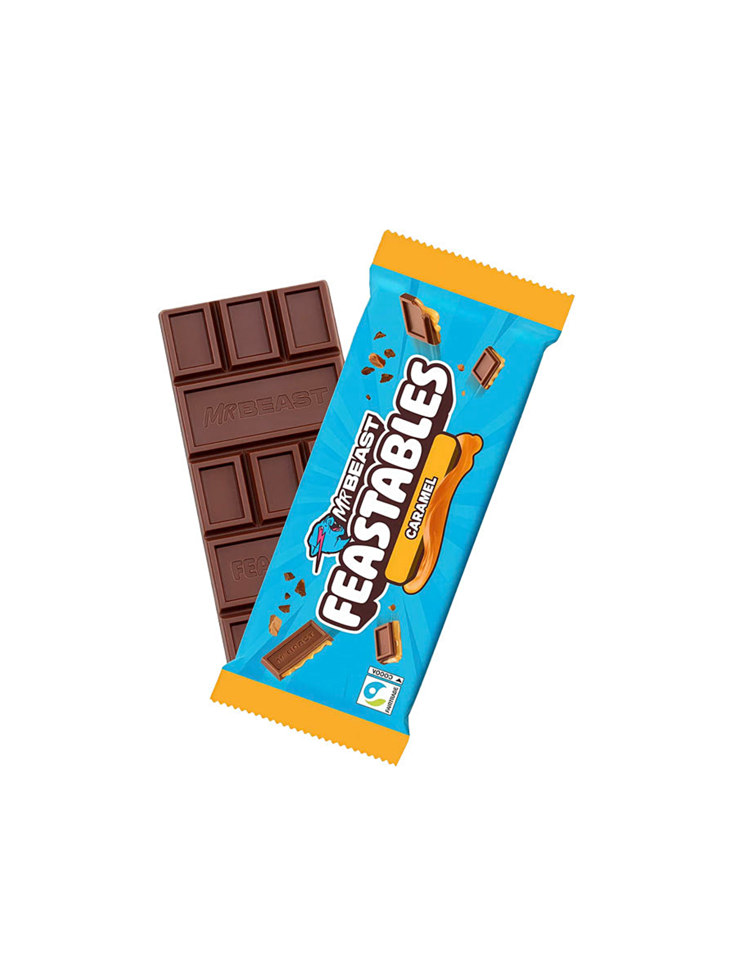 Шоколад молочный Mr. Beast Feastables Caramel, карамель 60г (США)