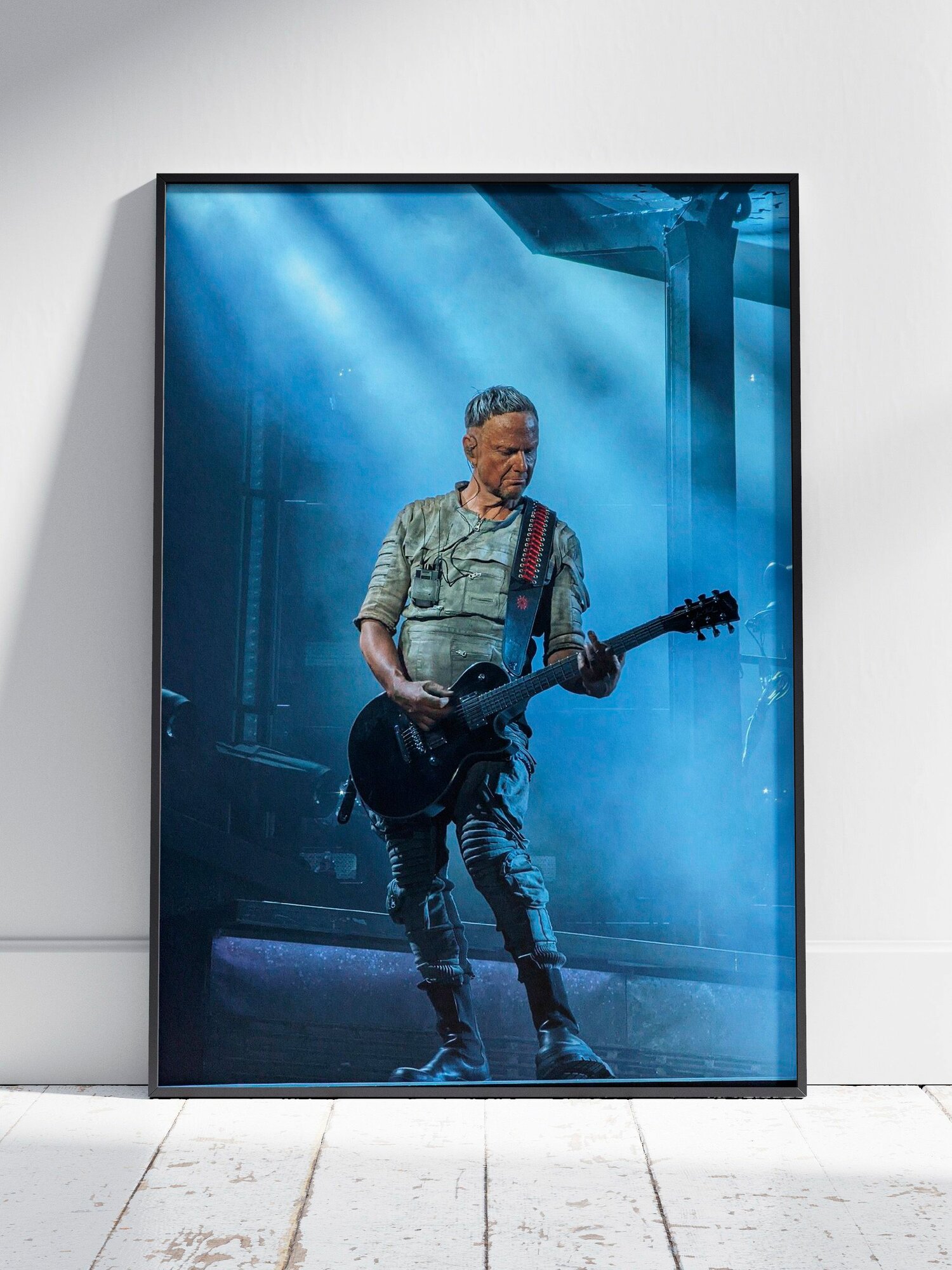 Плакат на стену для интерьера Rammstein (Пауль Ландерс - Paul Landers 5) - Постер по музыке и артисту формата A4 (21x30 см)