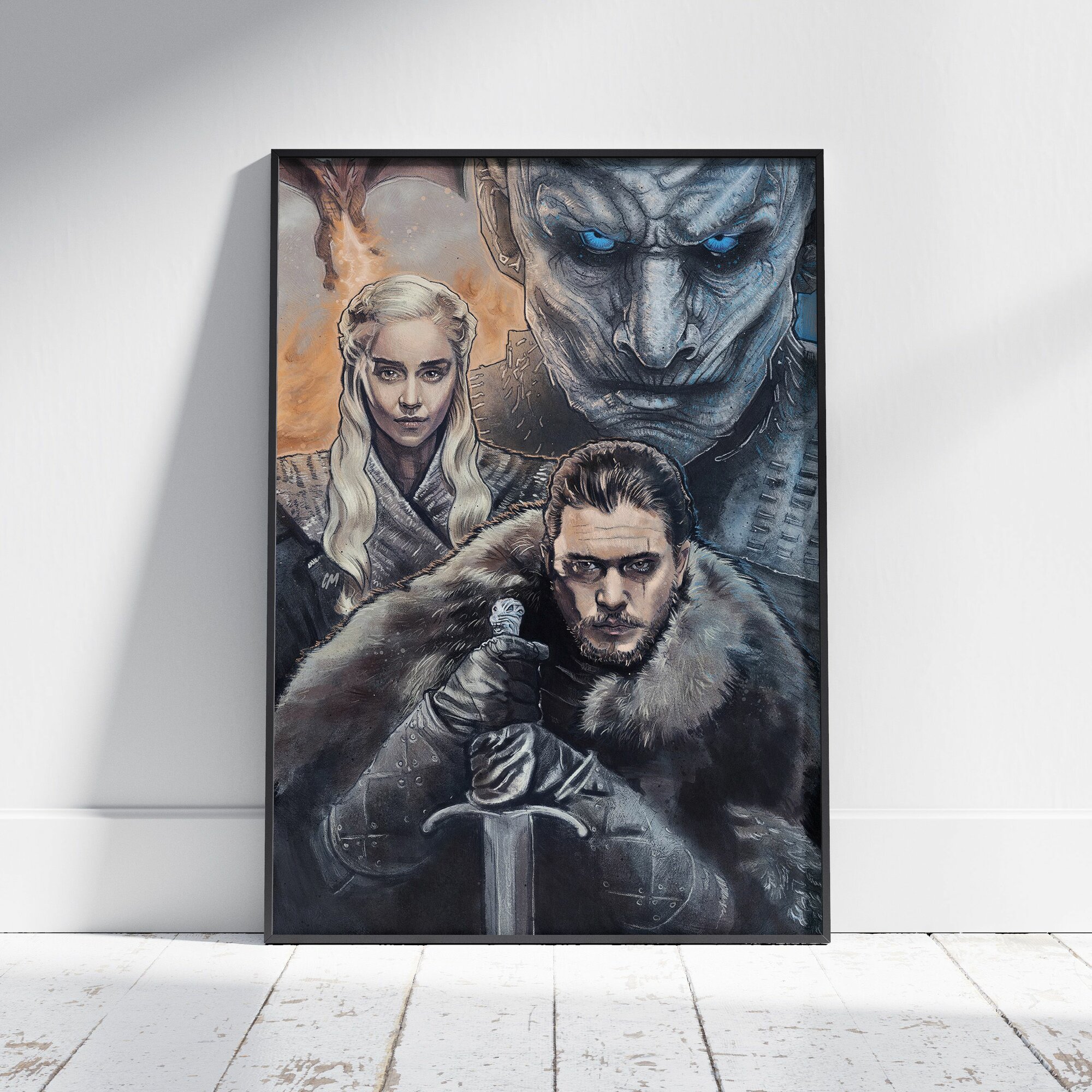 Плакат на стену для интерьера Игра престолов (Общее 11) - Постер по сериалу формата A3 (30х42 см)