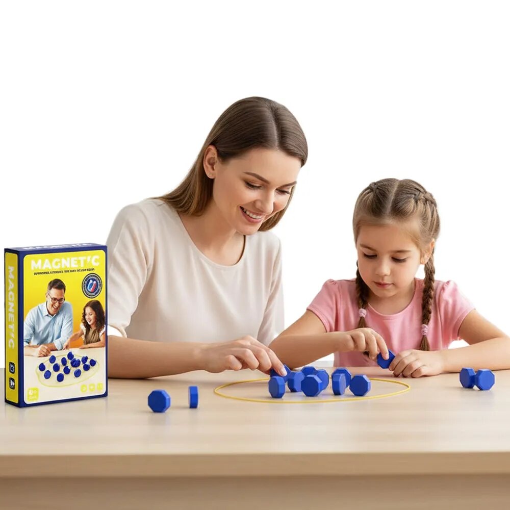 Магнитные шахматы для детей и взрослых с 20 фишками и регулируемым ремешком