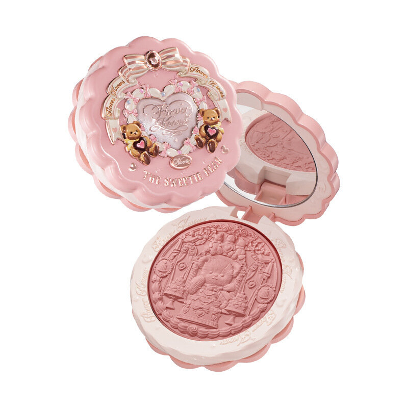 Flower Knows Bonnie Sweetheart Bear Blush Strawberry Shell Cloud Shoulder Liquid Blush