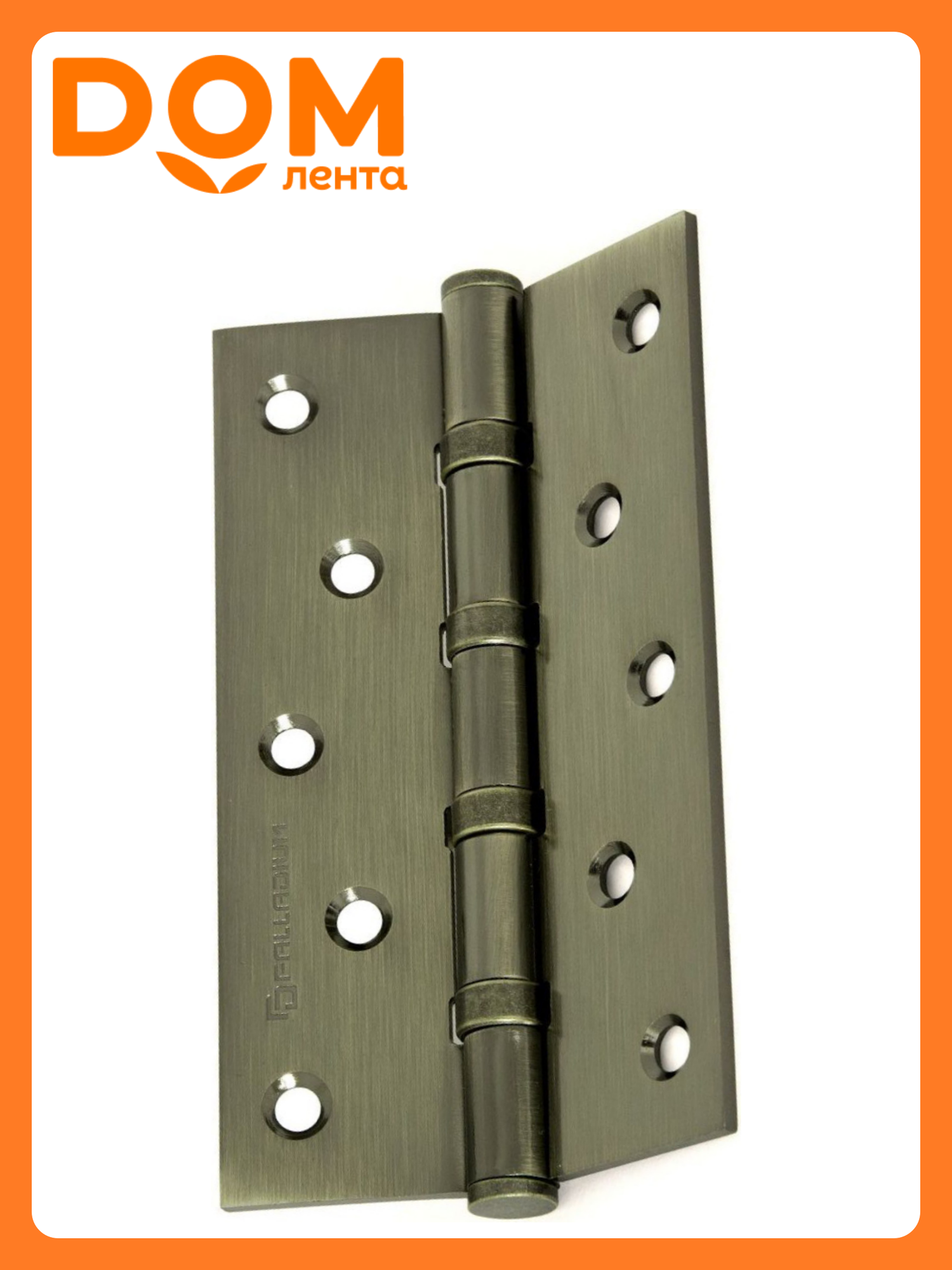 Дверная петля универсальная врезная Palladium N500CS5AB 125х75х2,5 мм бронза