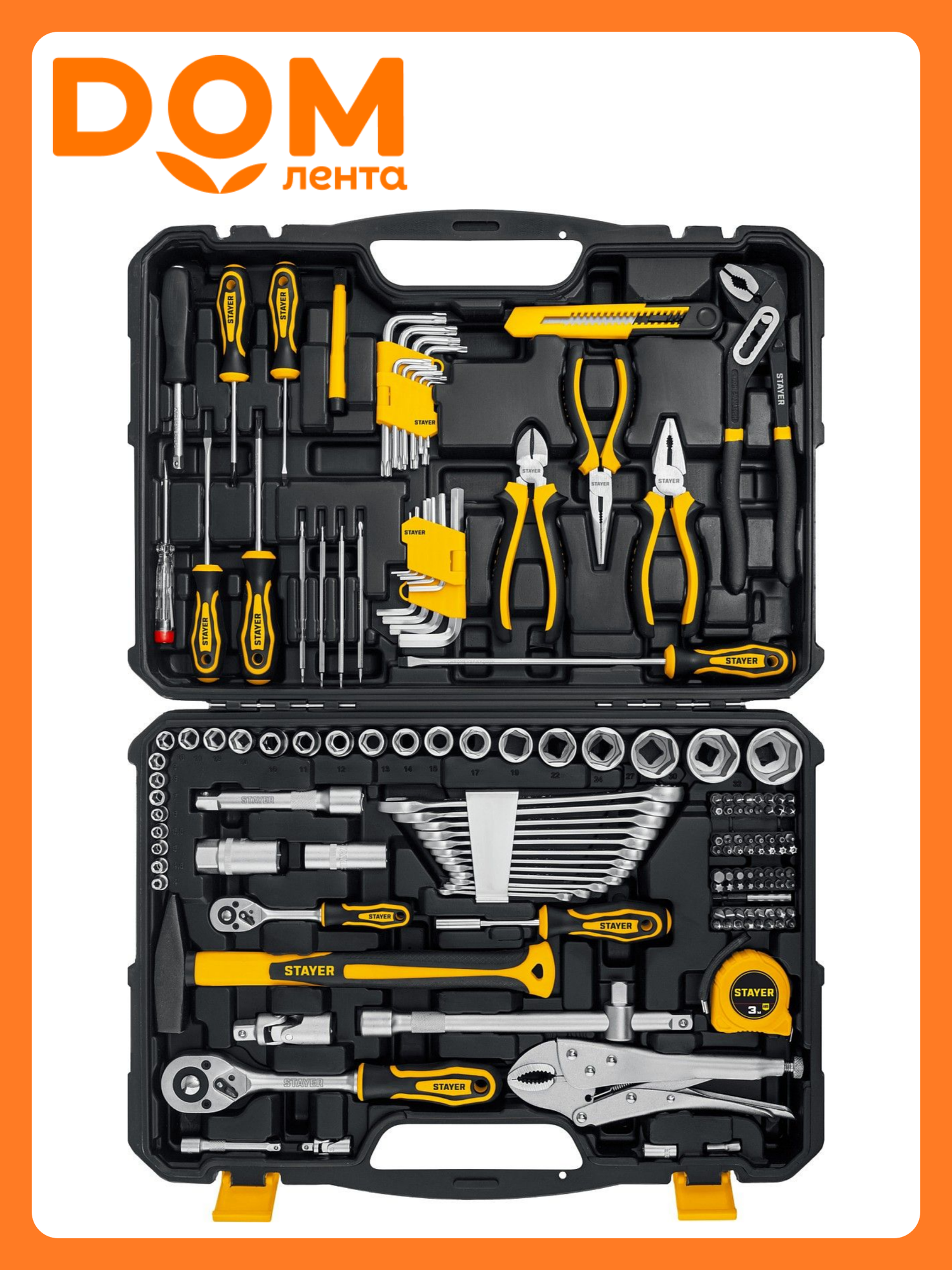STAYER UNIVERSAL 154 универсальный набор инструмента 154 предм.