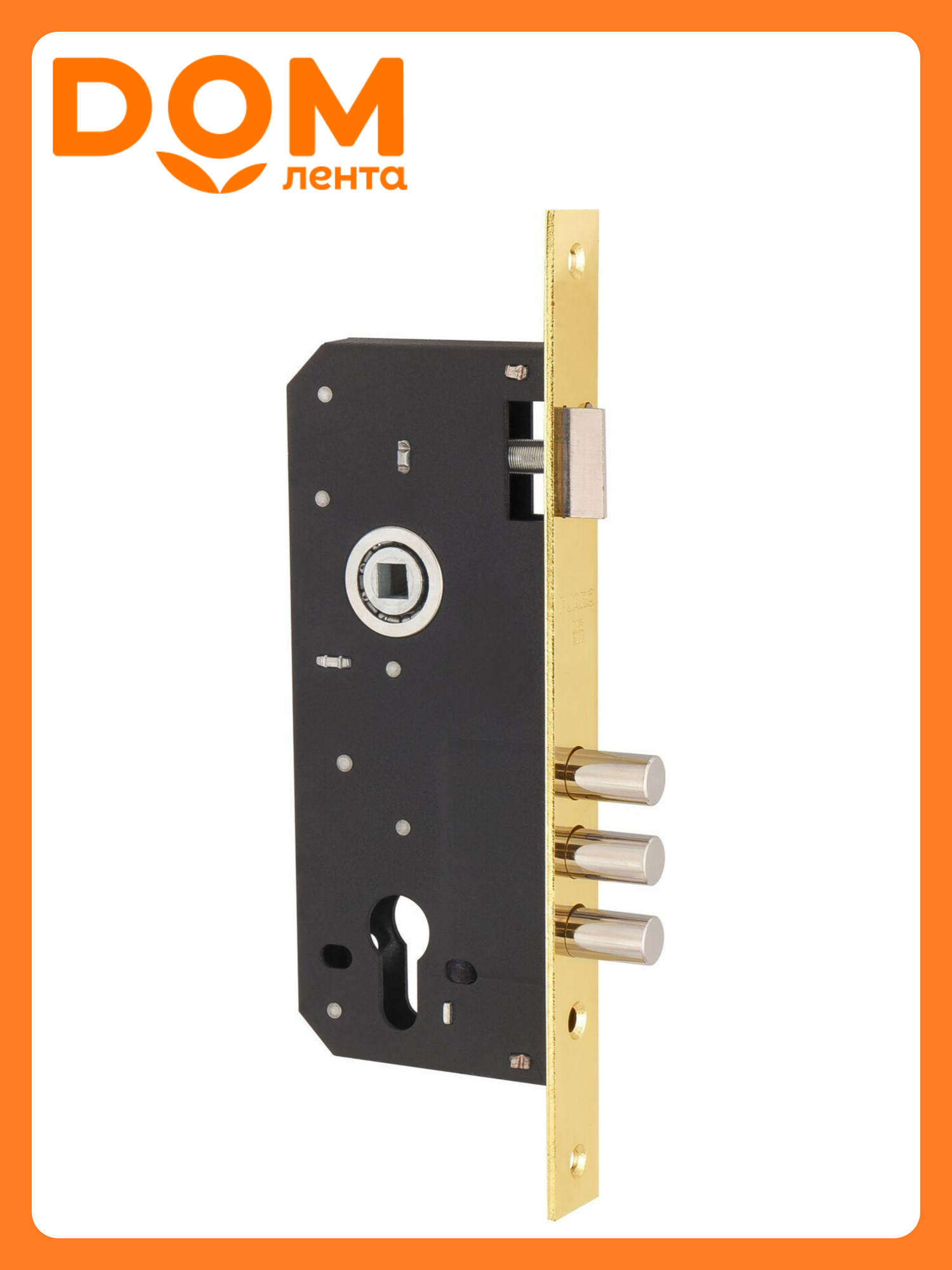 Замок Fuaro 900, цилиндровый, для деревянных и металлических дверей, межосевое расстояние 85мм