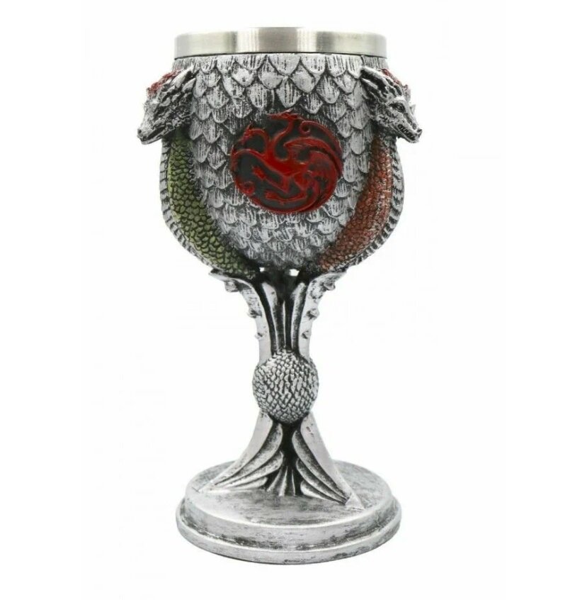 Бокал декоративный Кровь и Огонь - Игра Престолов (Game of Thrones) 200 мл