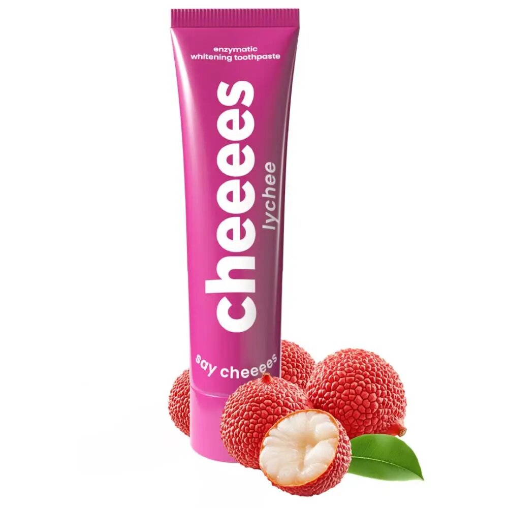 HERBADENT Осветляющая зубная паста со вкусом личи Cheeees 1450 ppm 7+, 60 г