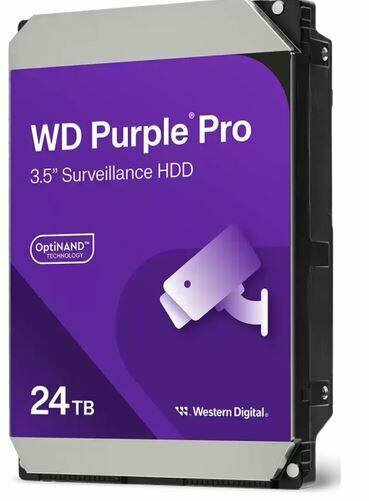 Жесткий диск 24 TB WD WD240PURP Purple 3.5", SATA3, 6Gb/s, 7200 RPM, 512Mb