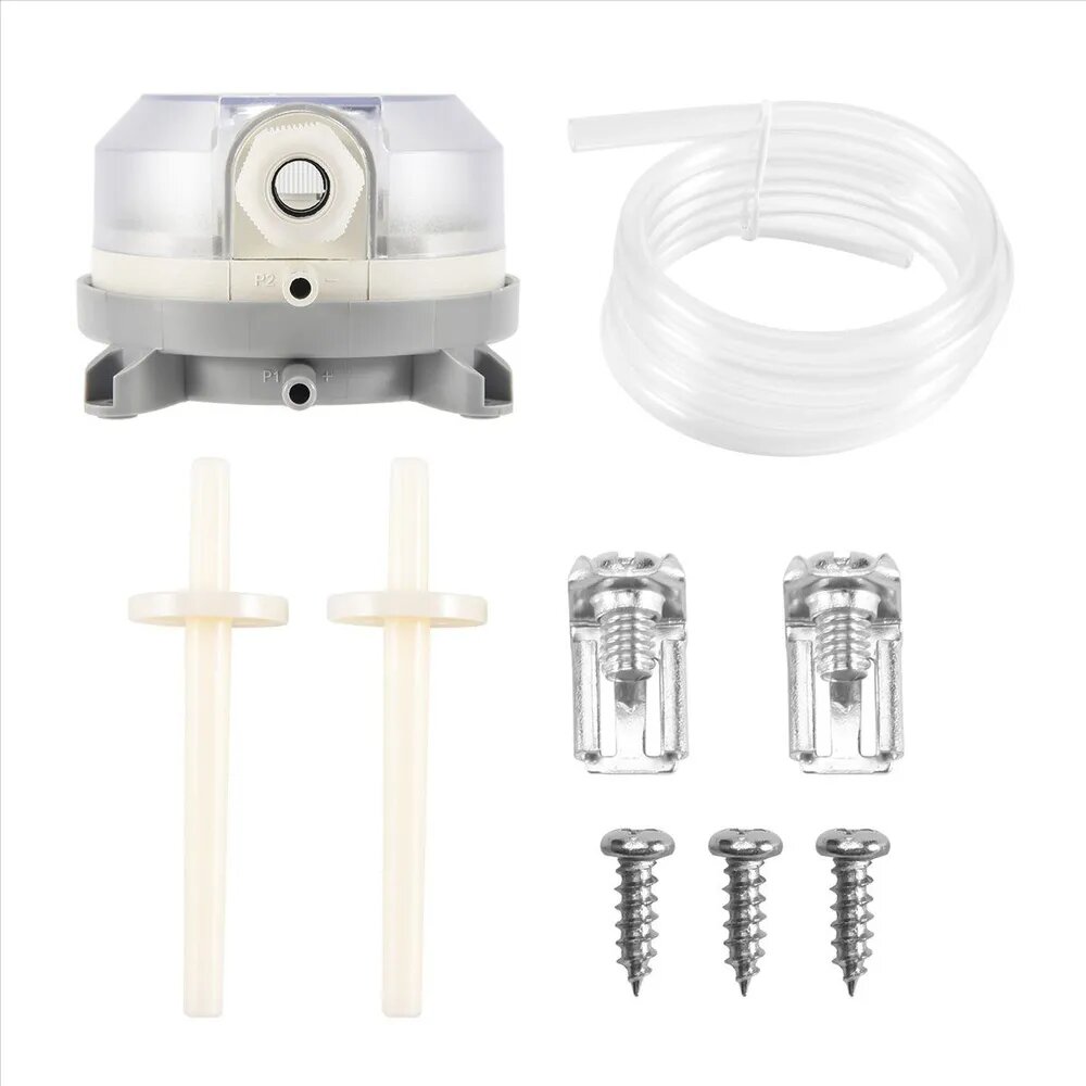 Реле дифференциального давления воздуха 20-200 Па, регулируемое микро-